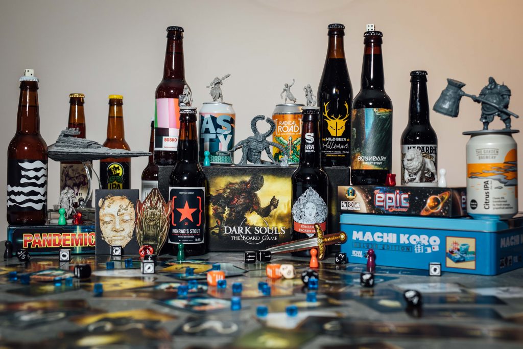 Boards and Booze: playing board games, drinking craft beer